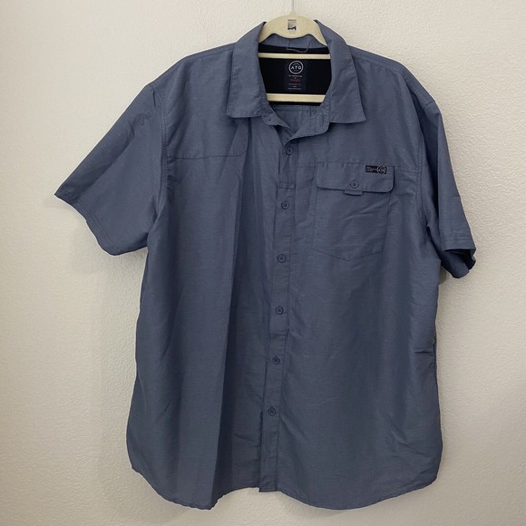 Wrangler | Shirts | Wrangler Atg Shirt Mens Size Xxl Gray All Terrain ...